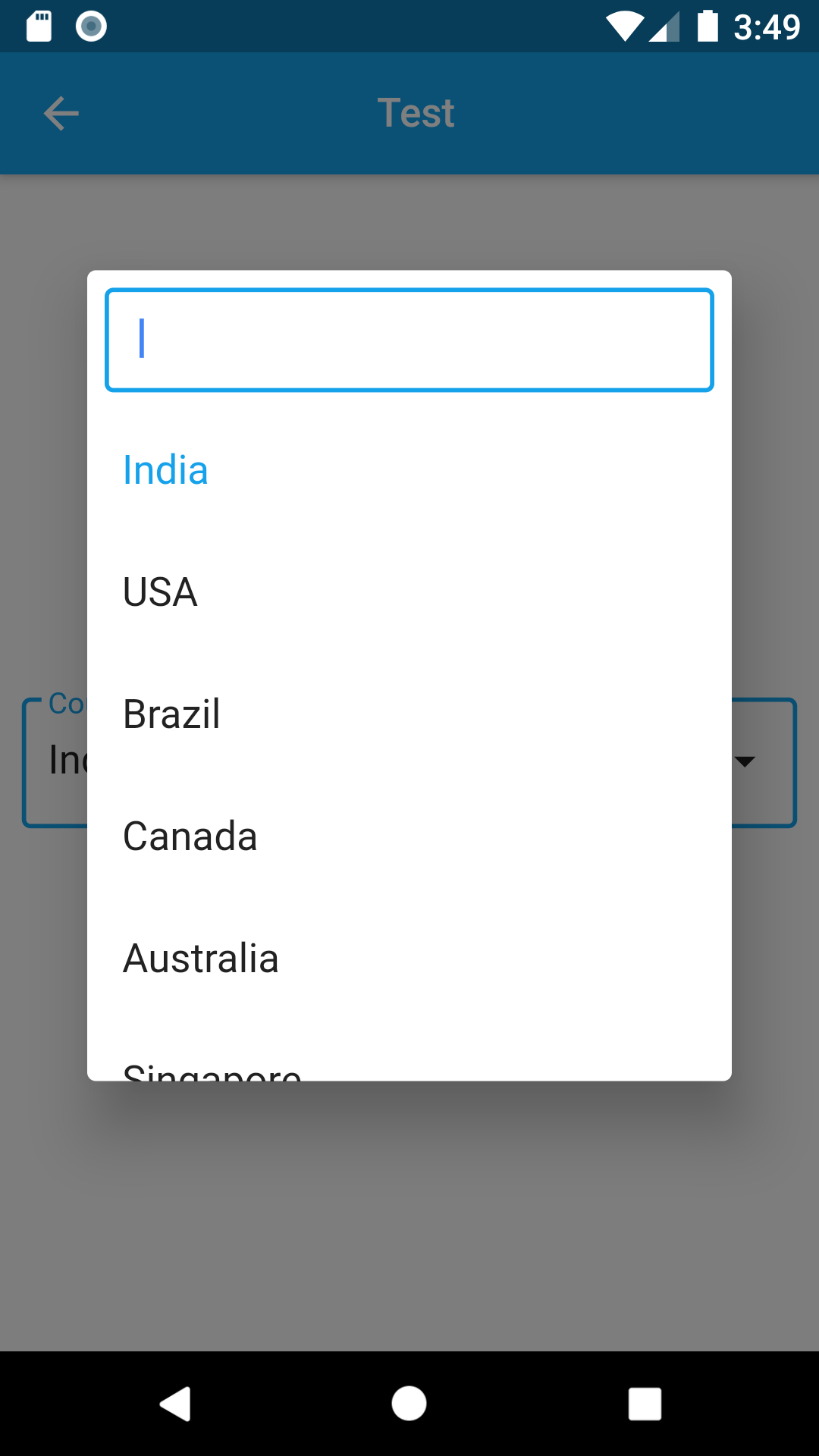 Searchable Dropdown Flutter With Example